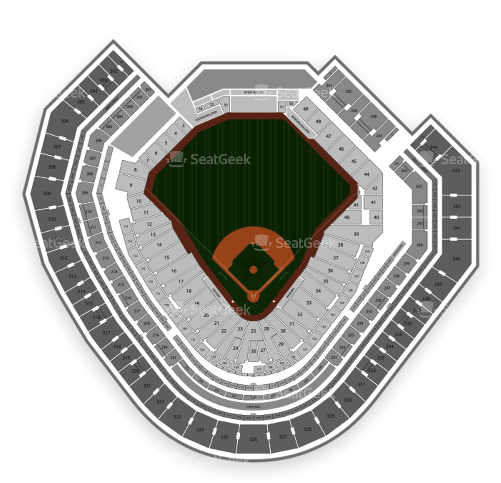 Texas Rangers Seating Chart & Map Clipart - Full Size Clipart (#2051406 ...