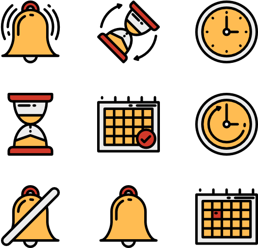 Time And Date Pack Color - Date Time And Venue Icon Clipart - Full Size ...