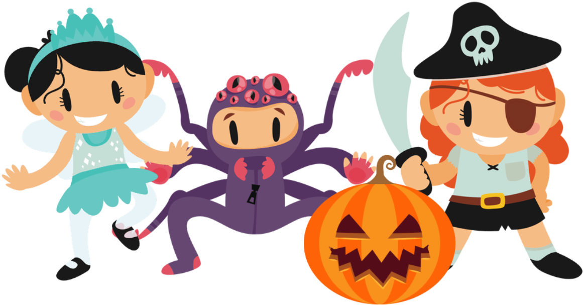 Picture1 - Halloween Kids Costume Cartoon Transparent Clipart - Full ...
