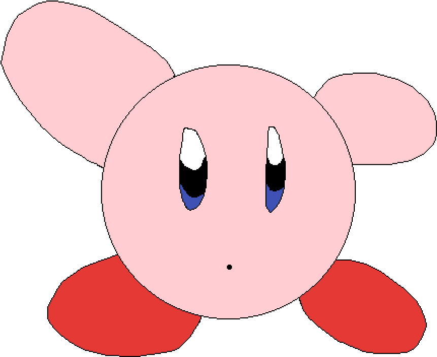 Giant Kirby - Kirby Clipart - Full Size Clipart (#2060263) - PinClipart