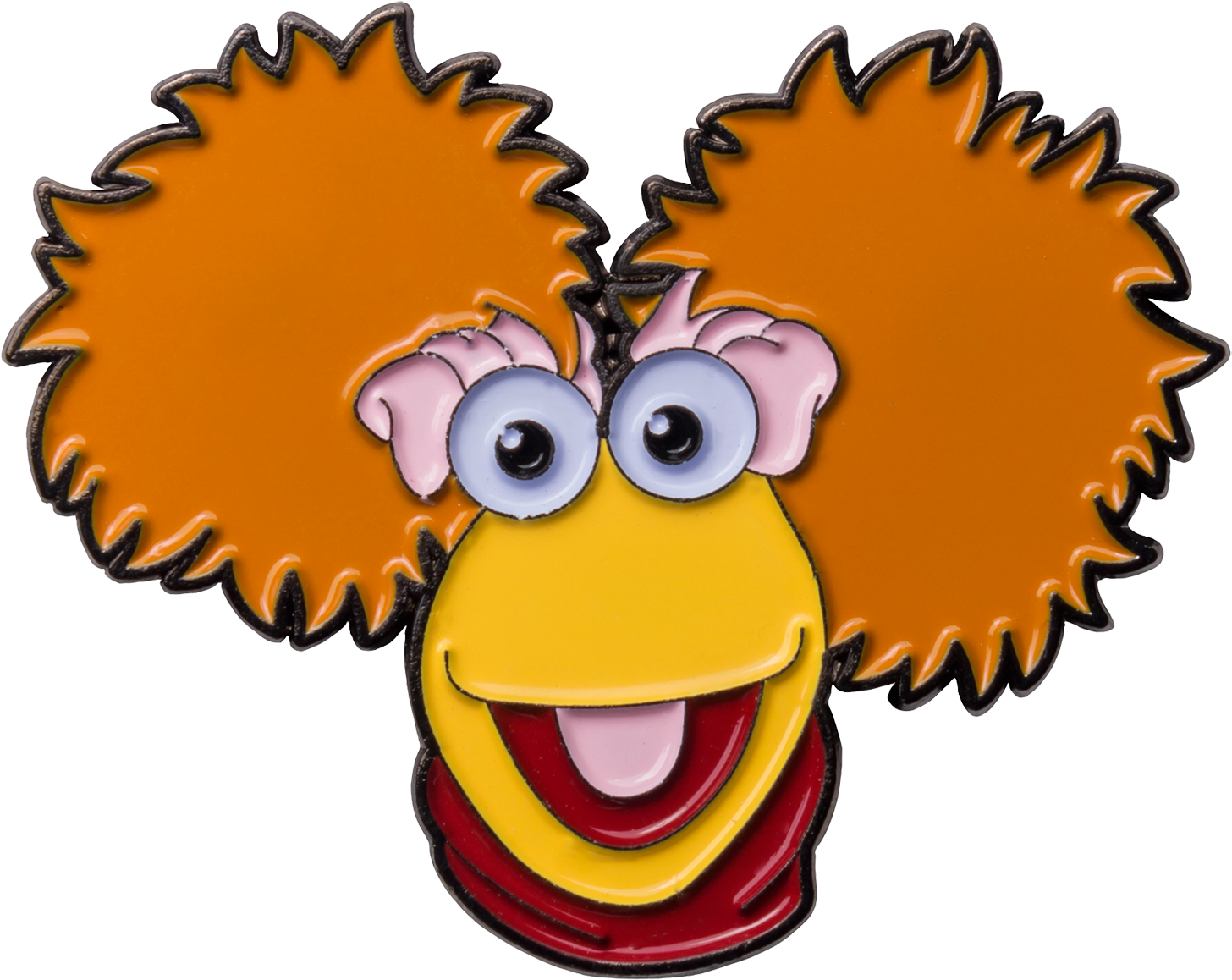 Red Enamel Pin - Fraggle Rock Red Enamel Pin Clipart - Full Size ...