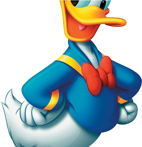 Duck Clipart Superhero - Donald Duck Mickey Mouse Characters - Png ...