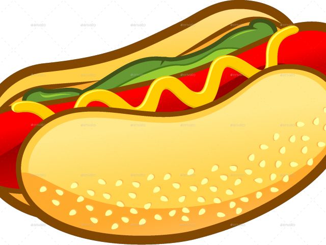 Junk Food Clipart Coney Dog - Hot Dog Png Vector Transparent Png - Full ...