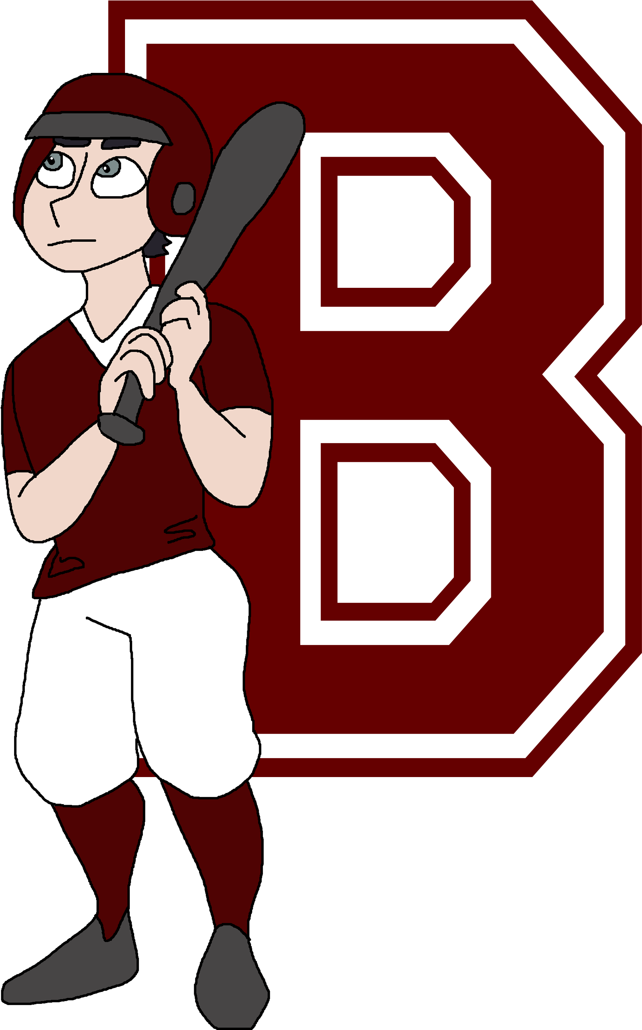 Jv Baseball - Letter B Varsity Font Clipart - Full Size Clipart ...