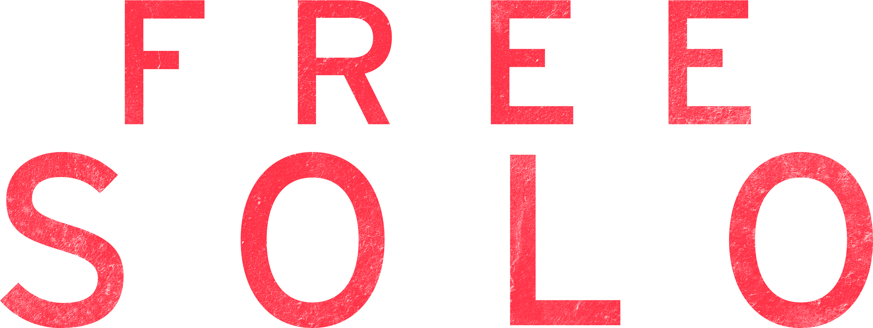 Freesolo Red Texture Logo - Free Solo Clipart - Full Size Clipart ...
