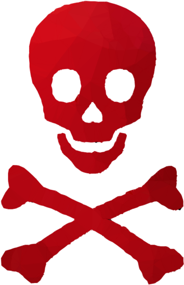 Skull And Crossbones Clipart - Full Size Clipart (#2081422) - PinClipart
