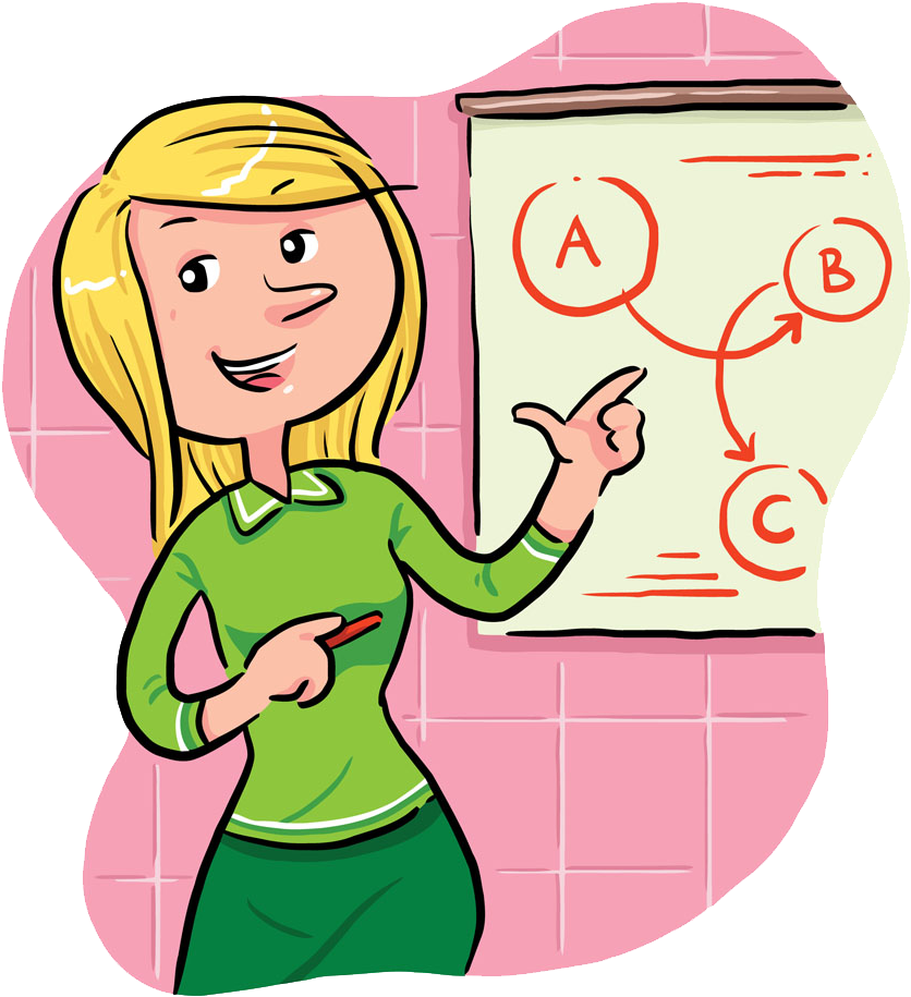 Sales Stock Photography Clip - Girl Explaining Cartoon - Png Download ...