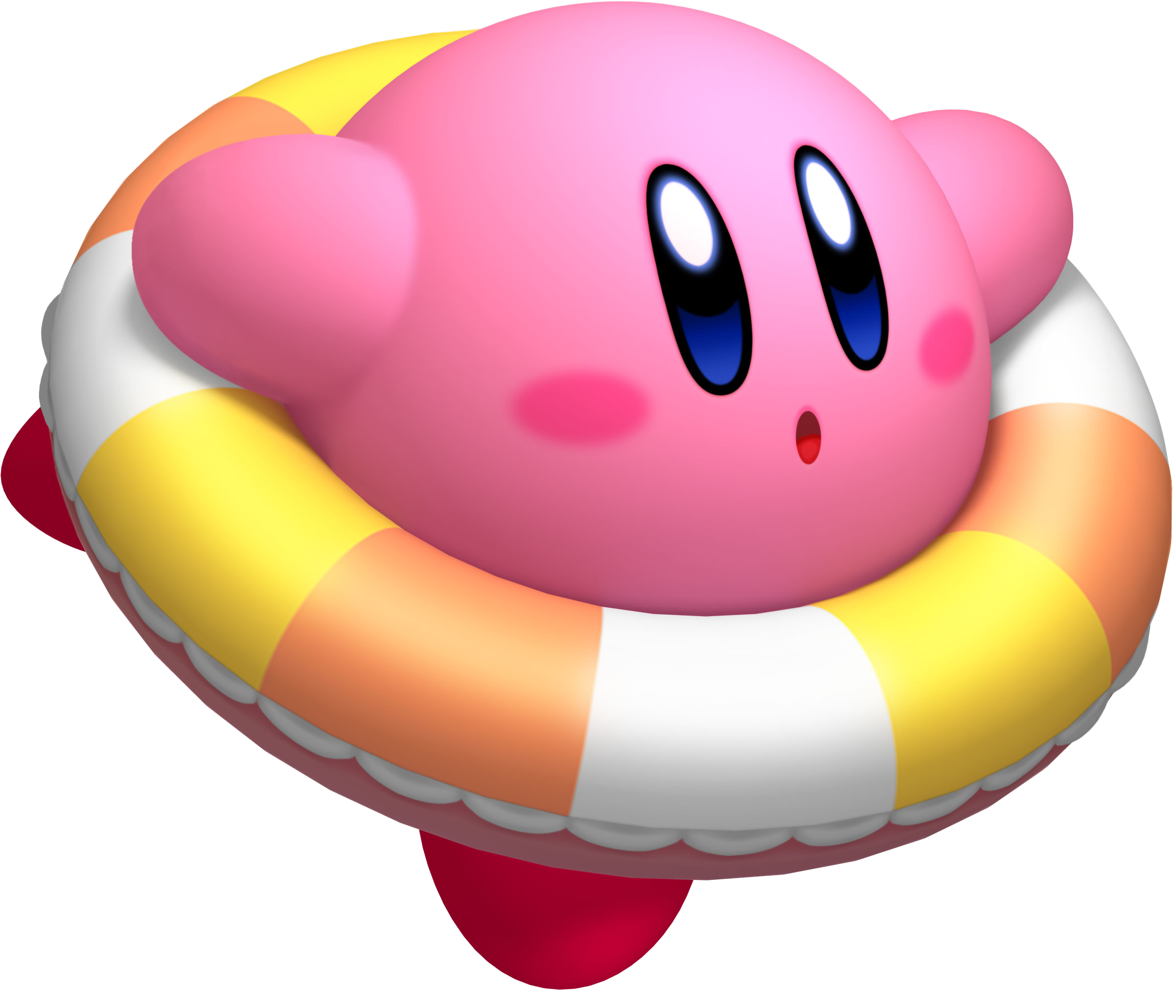 Download Can Kirby Get A Floatie - Kirby Swimming Clipart (#2083314 ...