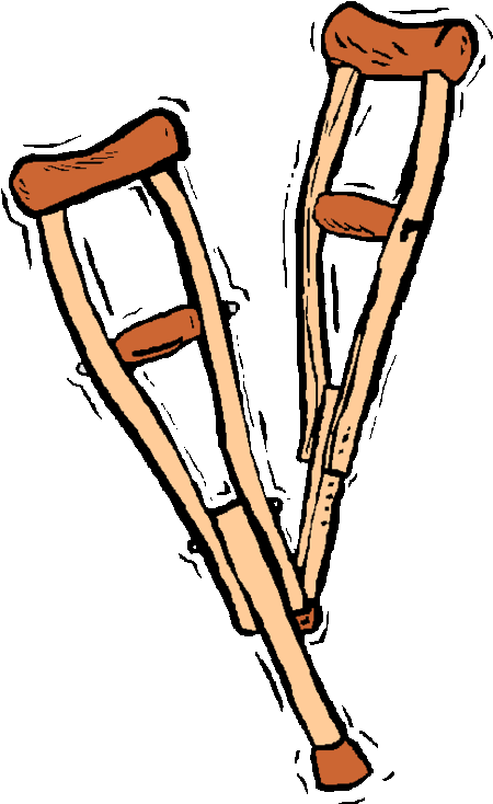 Download Crutches Medium - Crutches For Walking Clipart (#2085080 ...