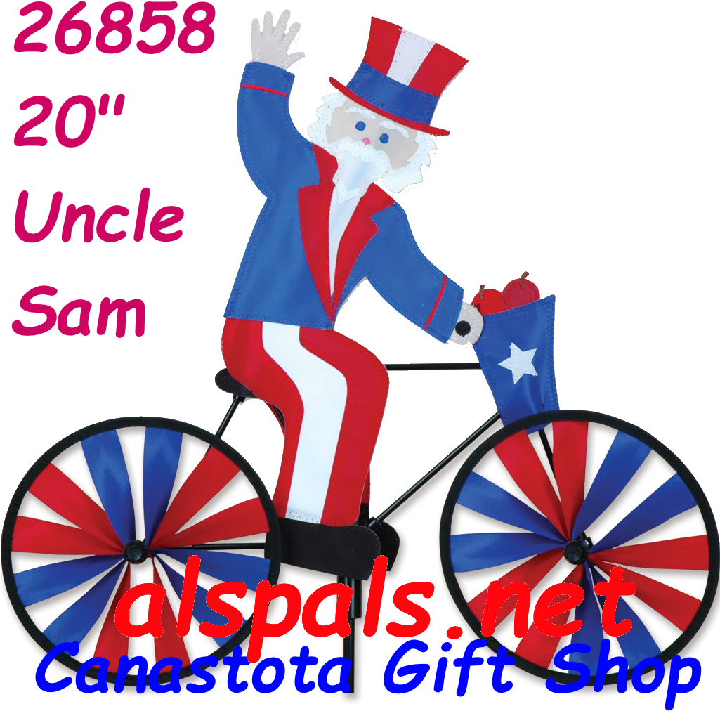 26858 Uncle Sam 20" Bicycle Spinners - Generic 2600mah Portable Power ...