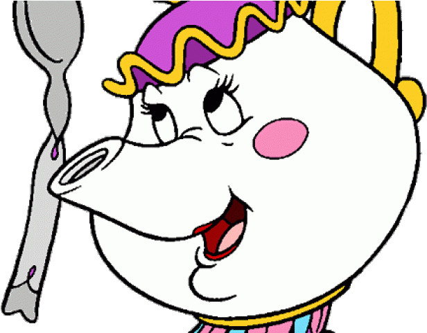 Teapot Clipart Mrs Potts - Clip Art - Png Download - Full Size Clipart ...