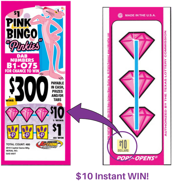 $10 Instant Win Ticket Example Clipart - Full Size Clipart (#2093100 ...