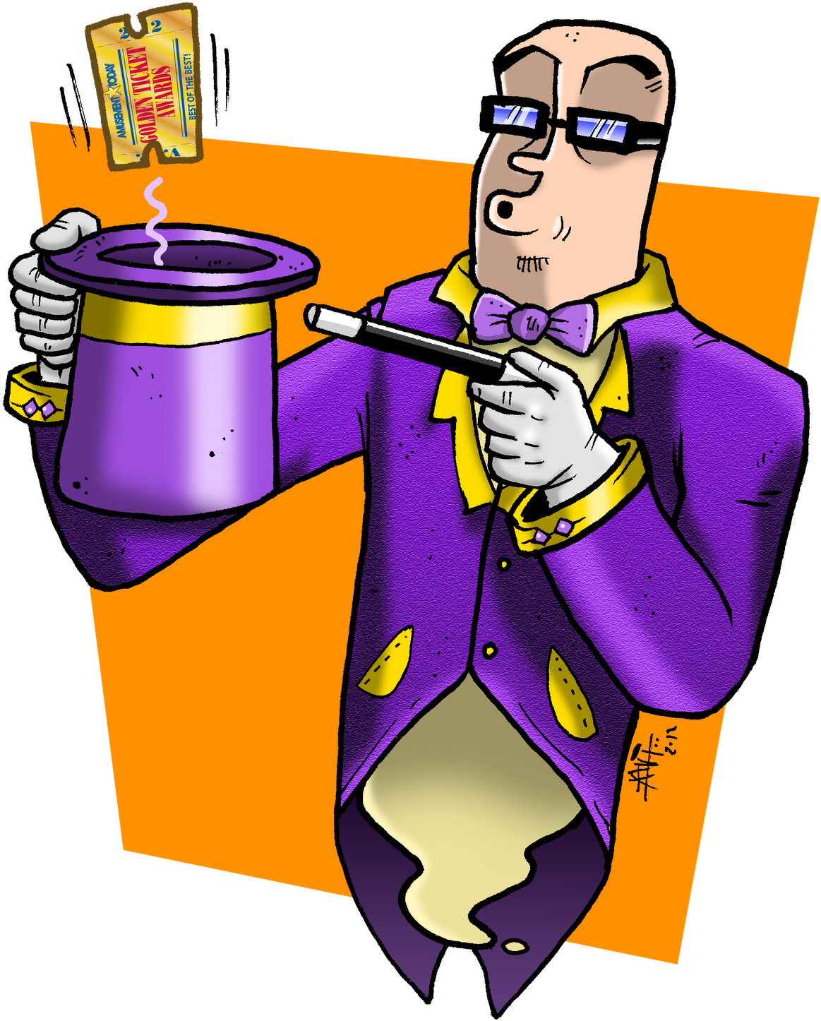 Golden Ticket Awards - Cartoon Clipart - Full Size Clipart (#2096618 ...