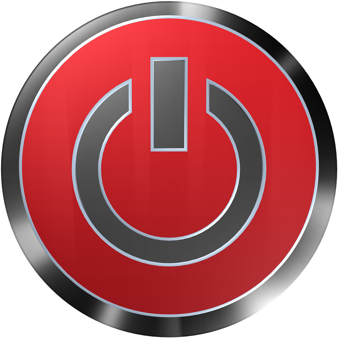 Download Button Power Power Button Switch Png Image - Button Power Red ...
