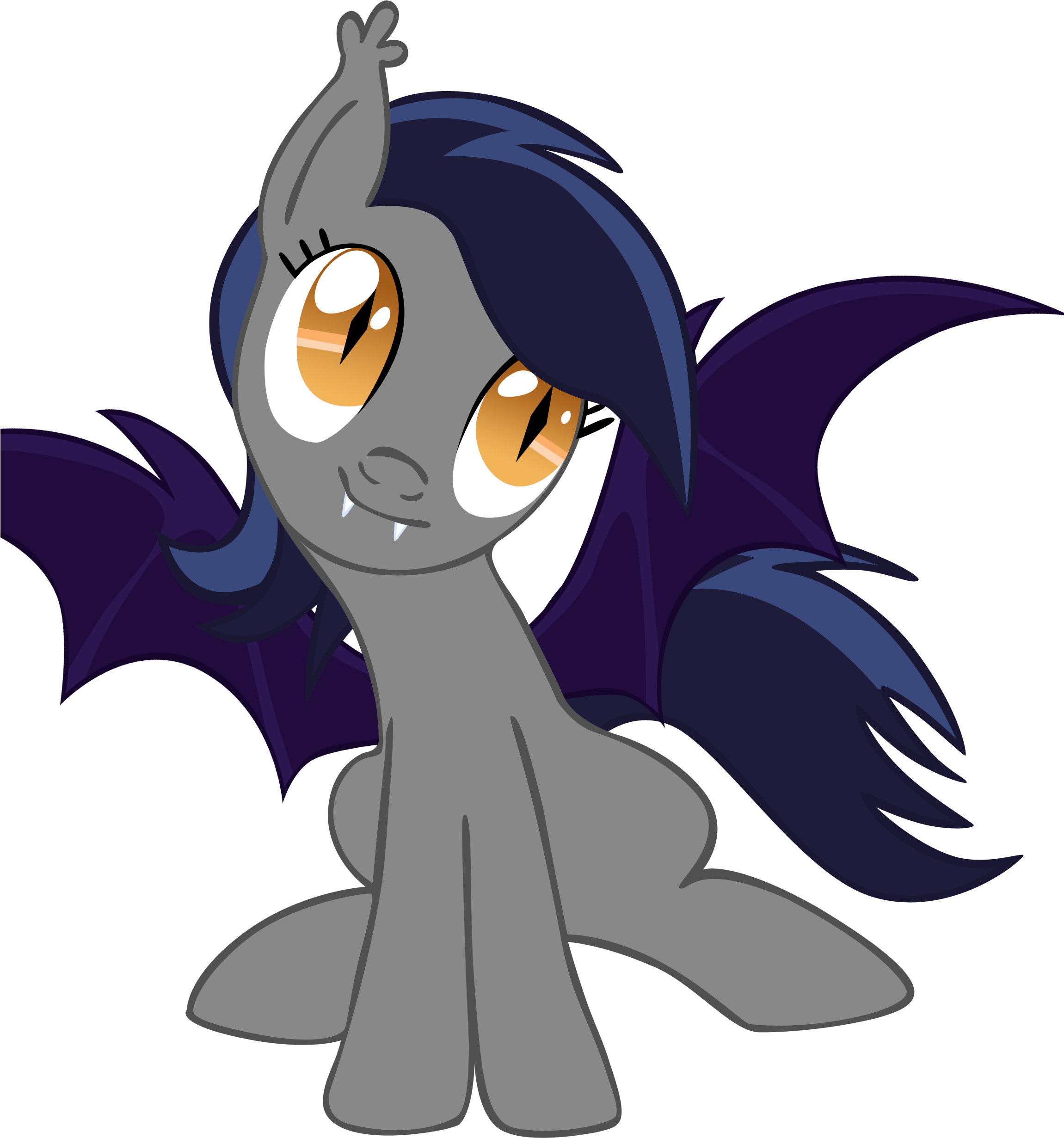 Bat Pony, Female, /mlp/, Oc, Oc Clipart - Full Size Clipart (#2100415) - PinClipart