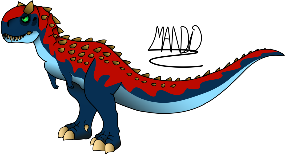 Carnotaurus By On @ Spiny - Draw A Baby Carnotaurus Clipart - Full Size ...
