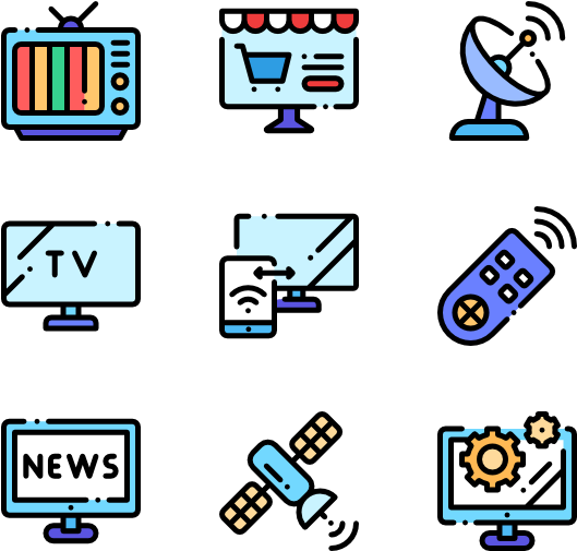Television - Icon Clipart - Full Size Clipart (#2103966) - PinClipart