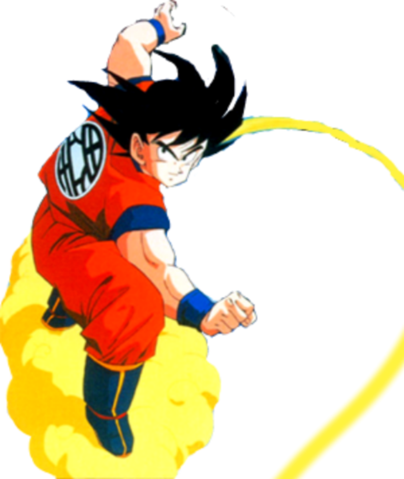 Goku Clipart Fly - Goku Flying Nimbus Png Transparent Png - Full Size ...