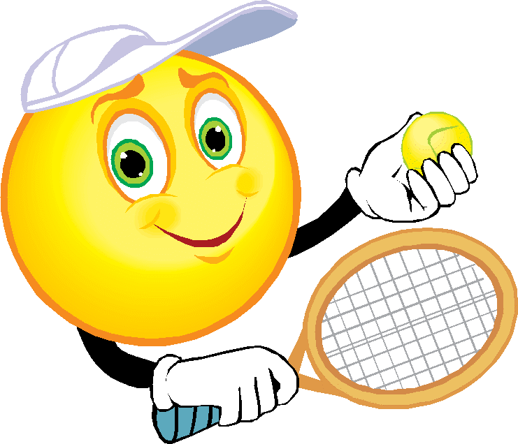 Original Size At 741 × - Tennis Emoji Clipart - Full Size Clipart ...