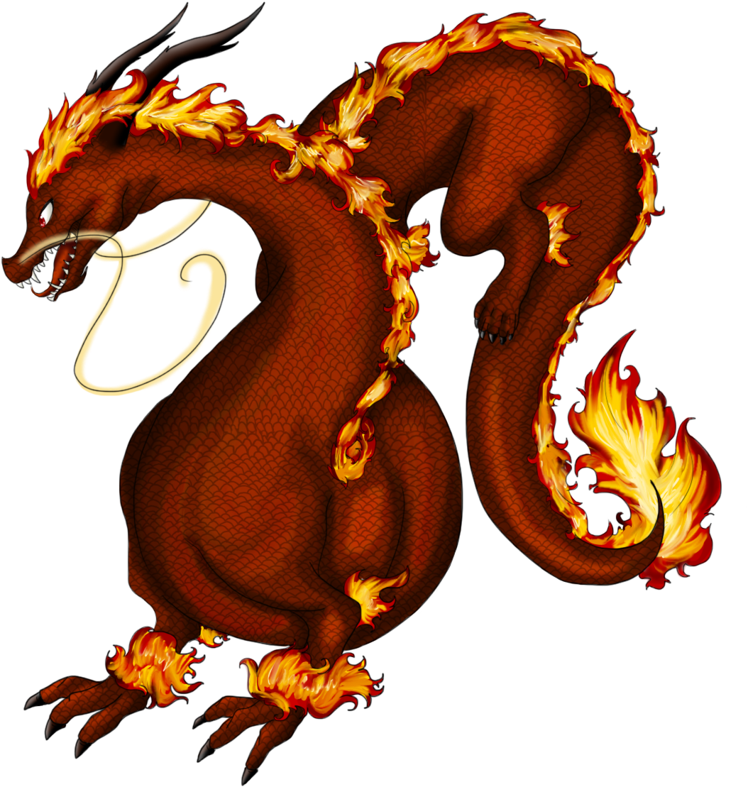 Fire Dragon - Illustration Clipart - Full Size Clipart (#2120116 ...