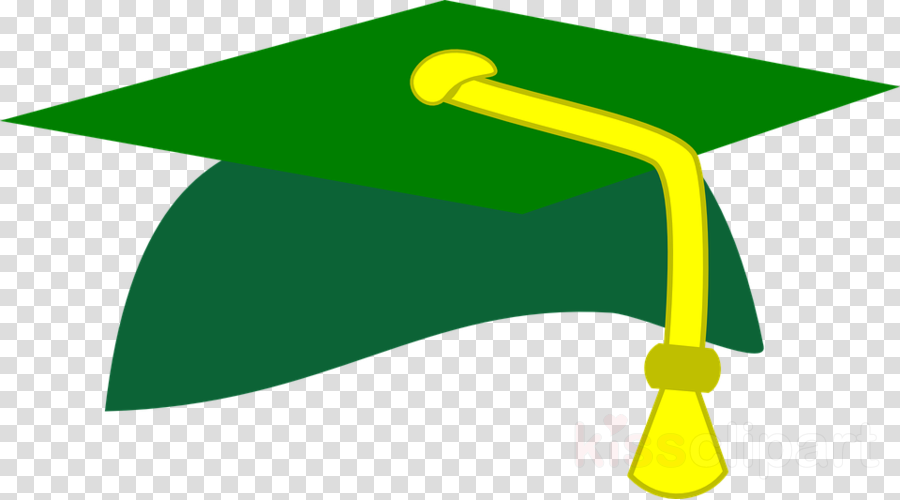 Green Graduation Cap Clipart Academic Dress Square - Truck Icon White ...