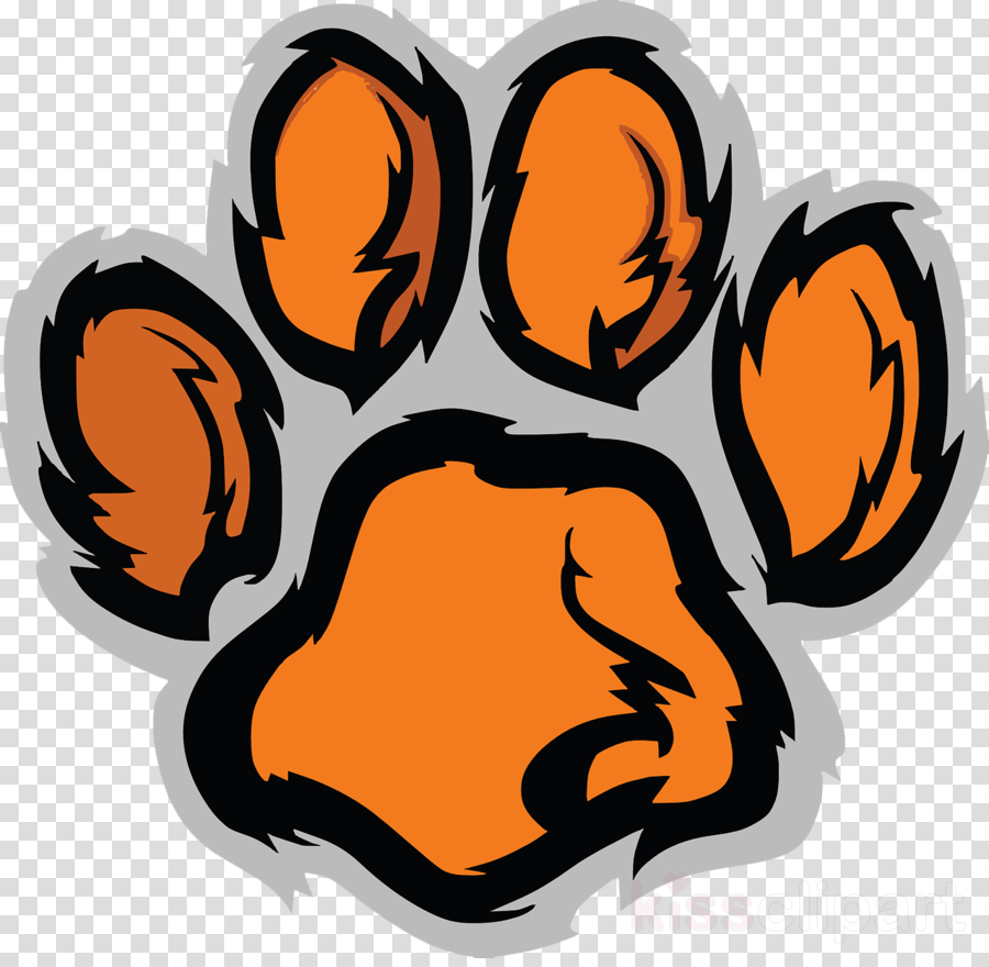 Tiger Paw Clipart Tiger Paw Clip Art - Tiger Paw Print Clipart - Png ...