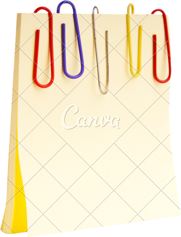 Paperclips And Notepaper Photos - Png Download - Full Size Clipart ...
