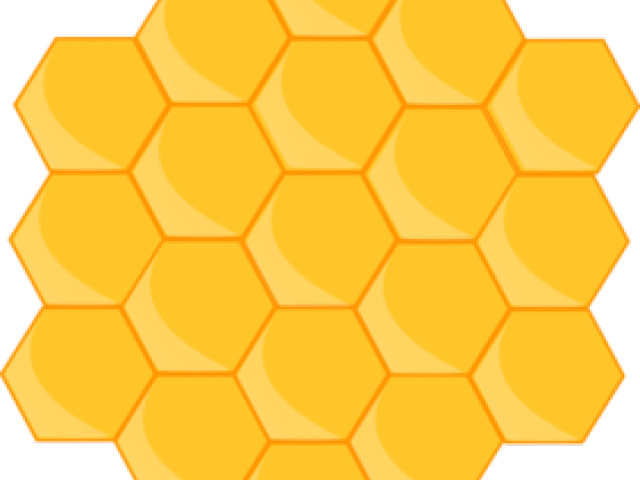 Hexagon Clipart Honeycomb - Beehive - Png Download - Full Size Clipart ...