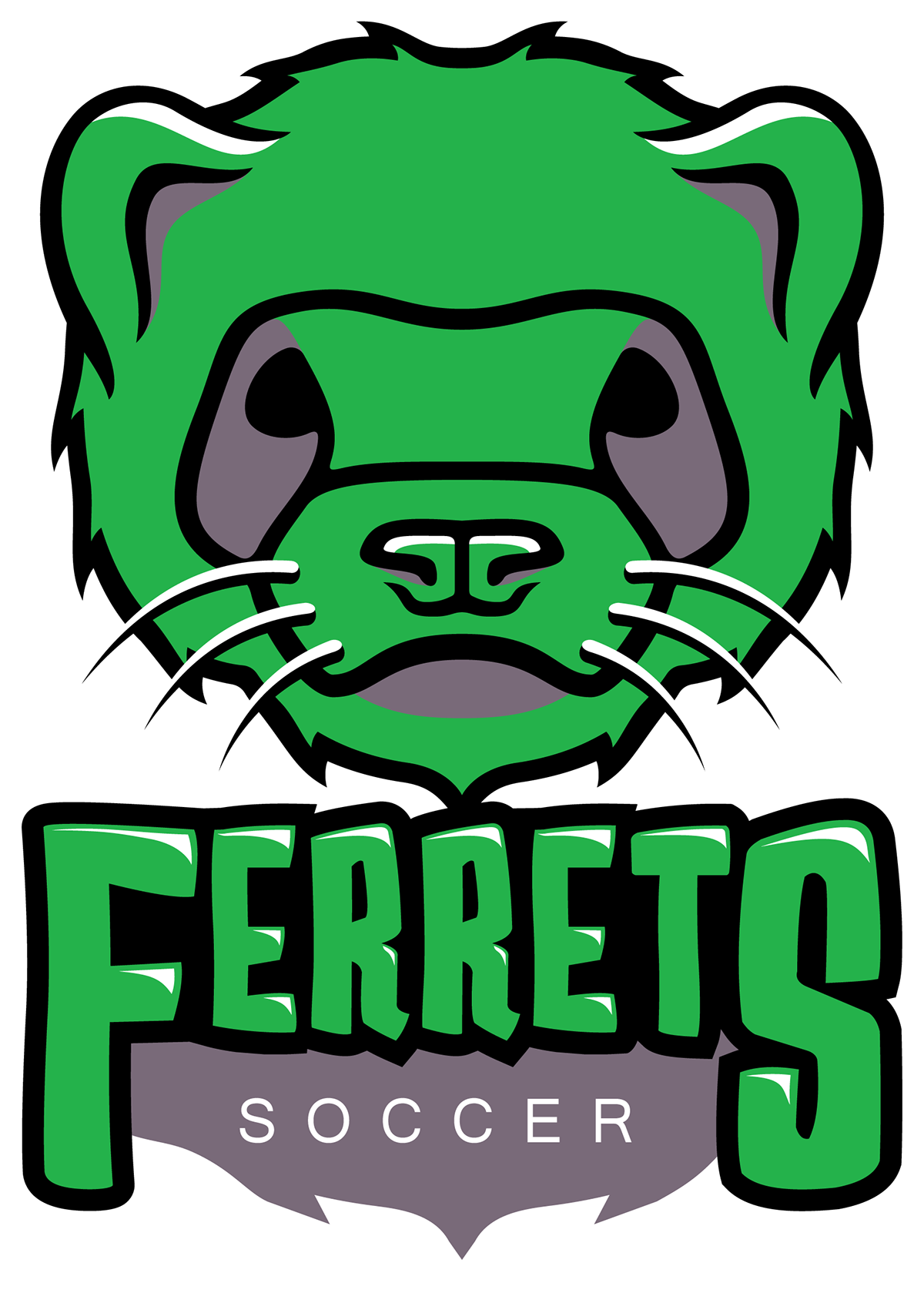 I Brought The Shape Of The Bottom Part Of The Ferret - Ferret Logo ...