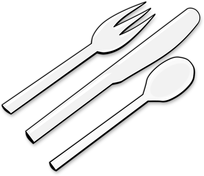 Cutlery Clipart Plastic Utensil - Cutlery Clipart - Png Download - Full ...