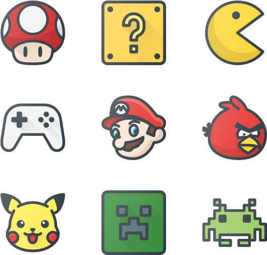 Video Games - Icons Videogames Clipart - Full Size Clipart (#2157445 ...