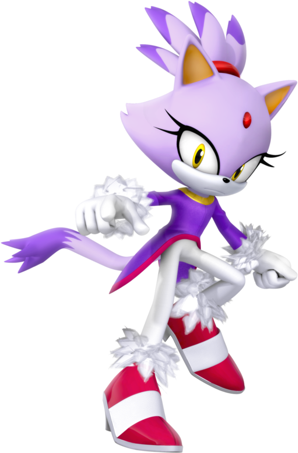 Blaze The Cat - Team Sonic Racing Blaze Clipart - Full Size Clipart ...