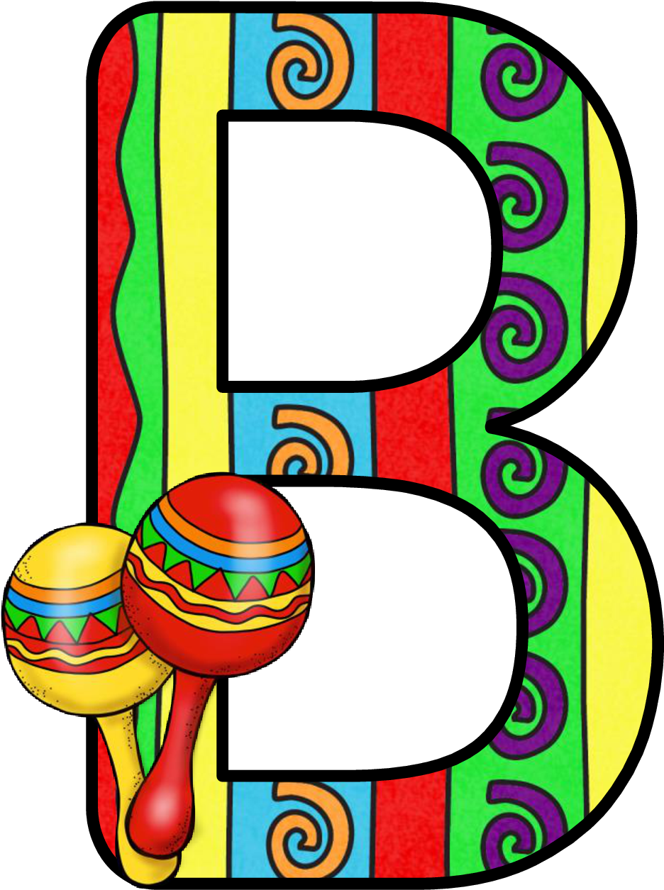 Image Result For Mexican Letter B - Letras Noche Mexicana Clipart ...