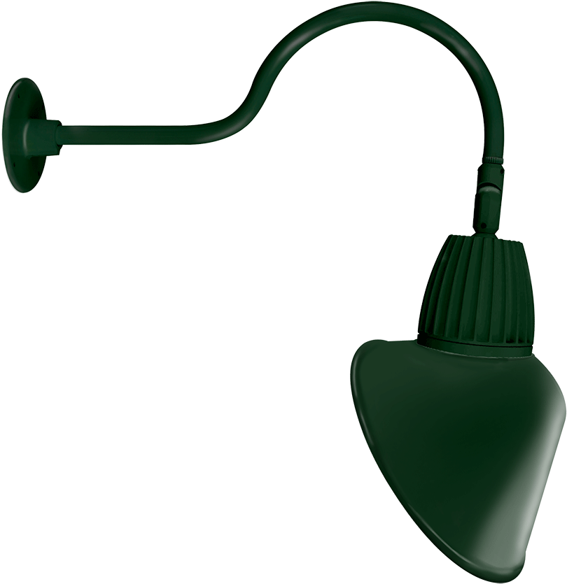 Gn1led13nacg - Rab Lighting 13w Led Style 1 Angled Cone Shade Gooseneck ...