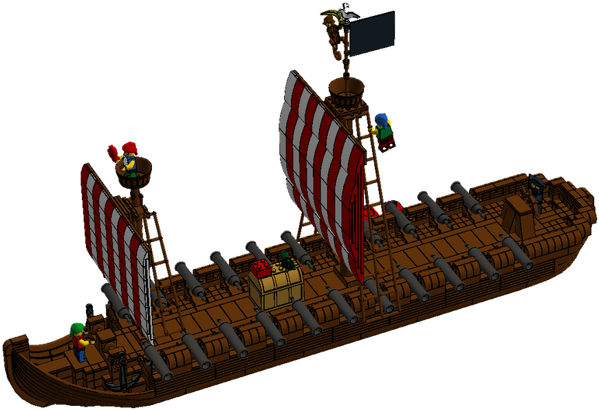 Download Lego Ideas Product Ideas The Red Brick Png Lego Trireme ...