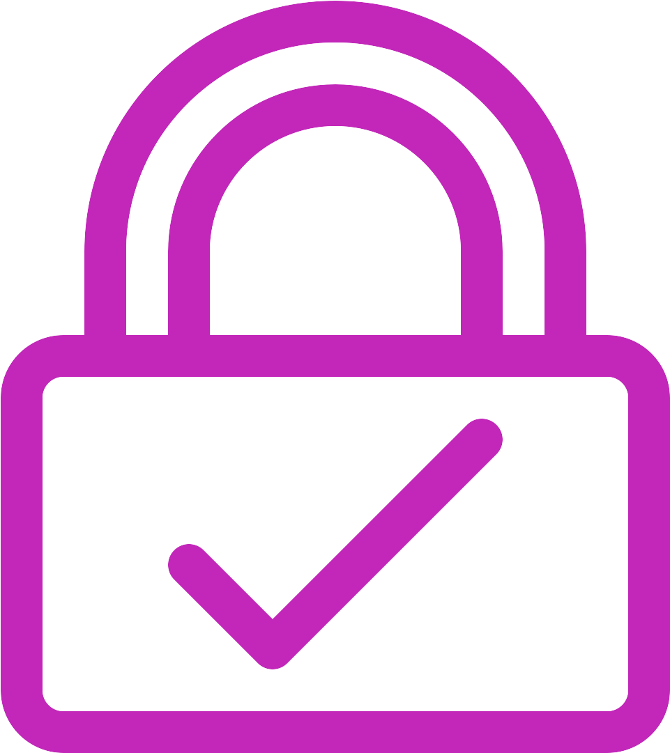 Secure - Cyber Security Purple Clipart - Full Size Clipart (#2191307 ...