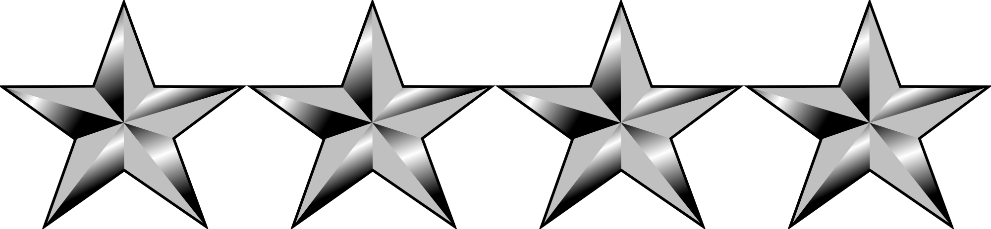 General - 4 Star General Insignia Clipart - Full Size Clipart (#2194109 ...