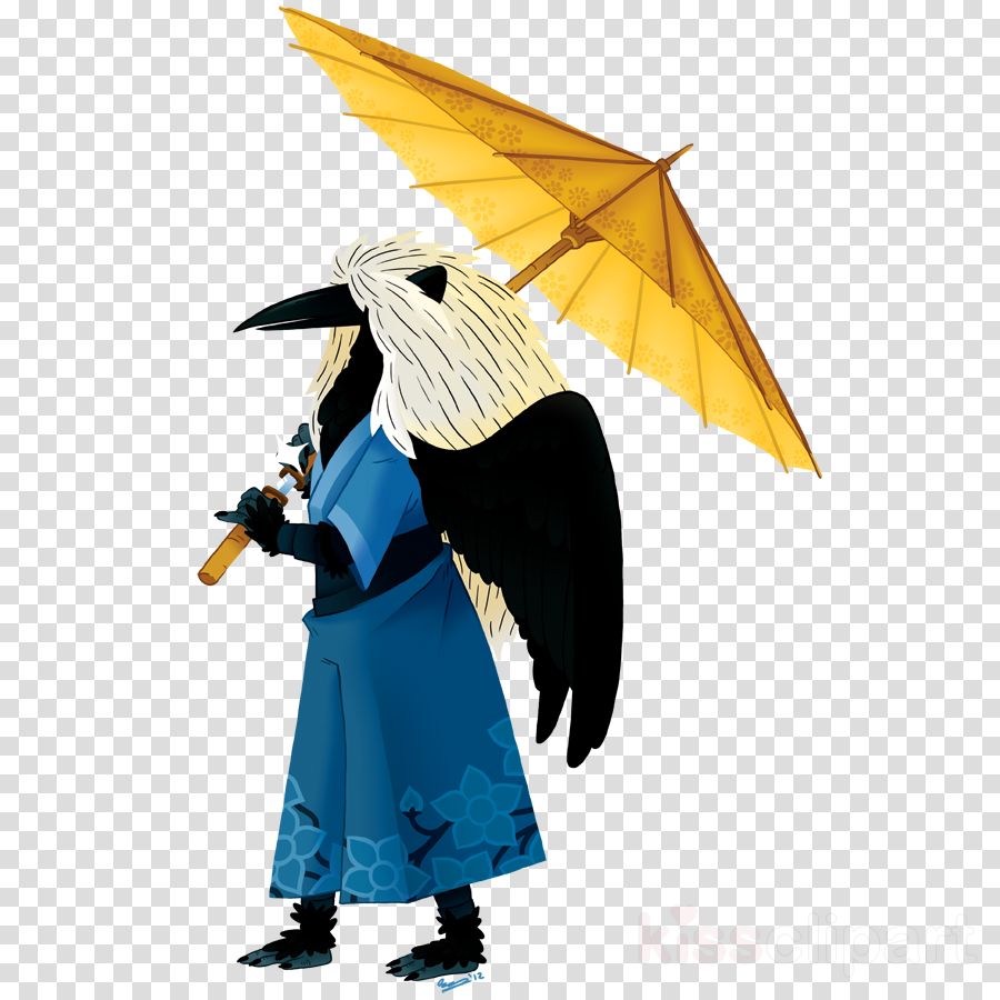 Kenku Clipart Dungeons & Dragons Tengu Kenku - Black And Cream Clover ...