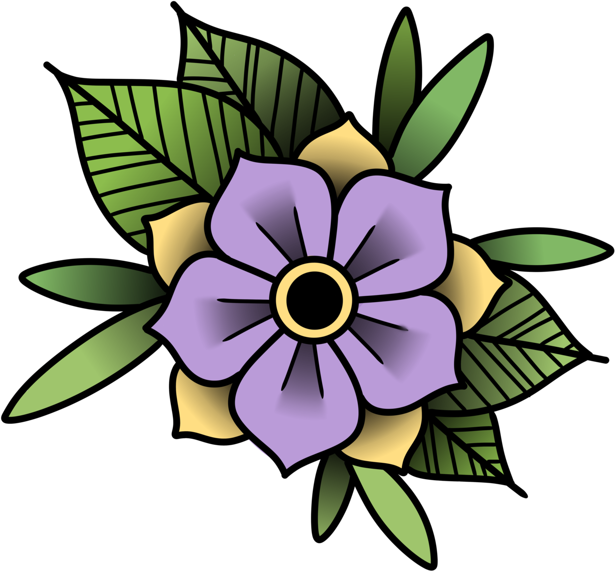 Little Trad Flower - Flower Clipart - Full Size Clipart (#2196795 ...