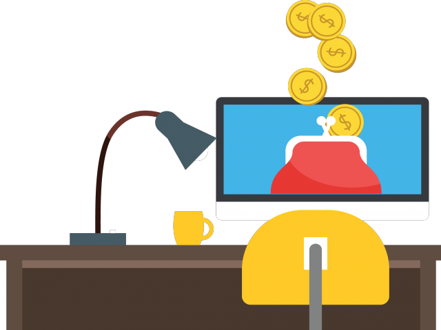 Online Banking Clipart Financial Bank - Bank Finance Illustration - Png ...