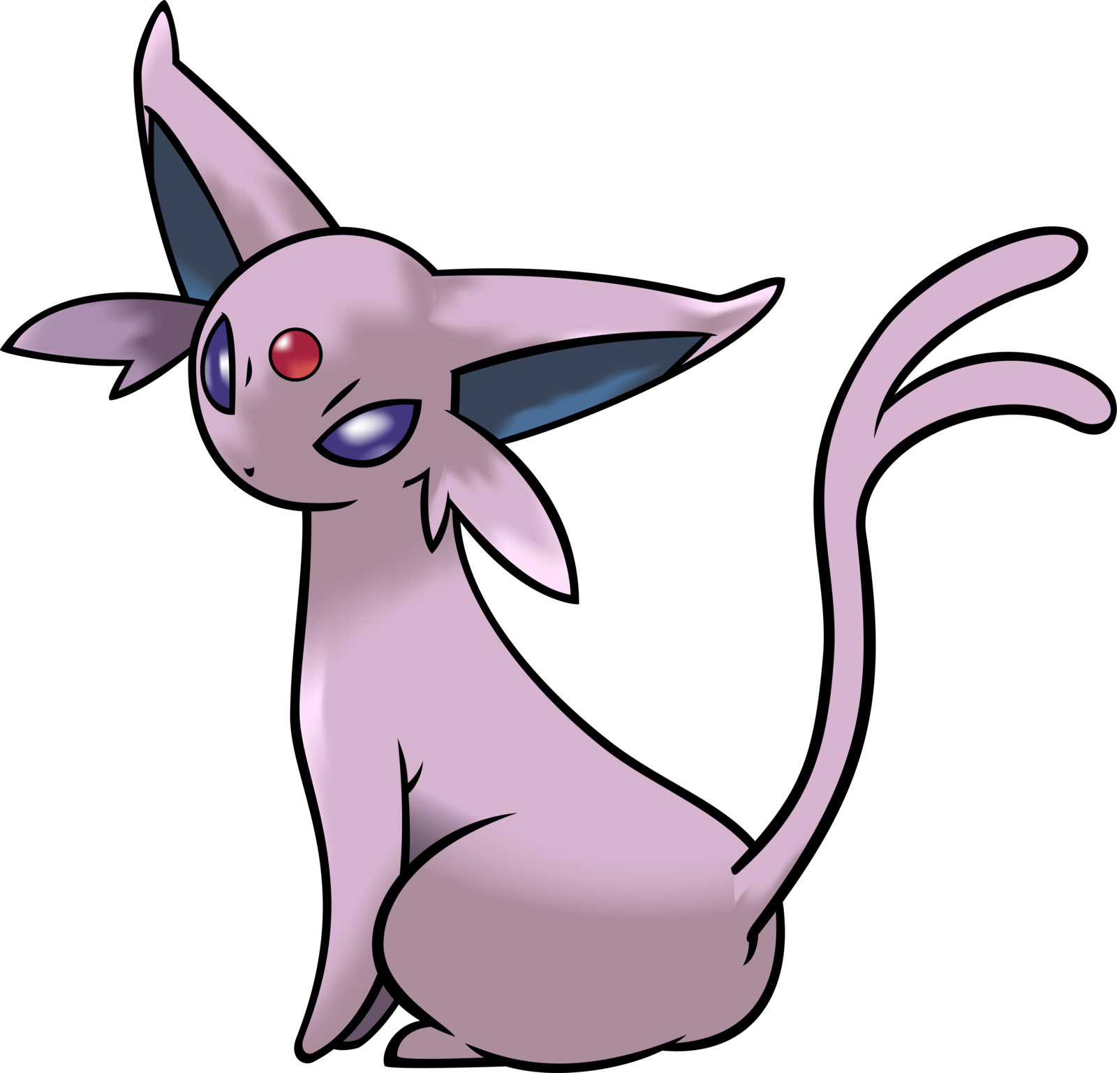 Espeon Vector By Likonan d5e82d8 Pokemon Espeon Png Clipart Full