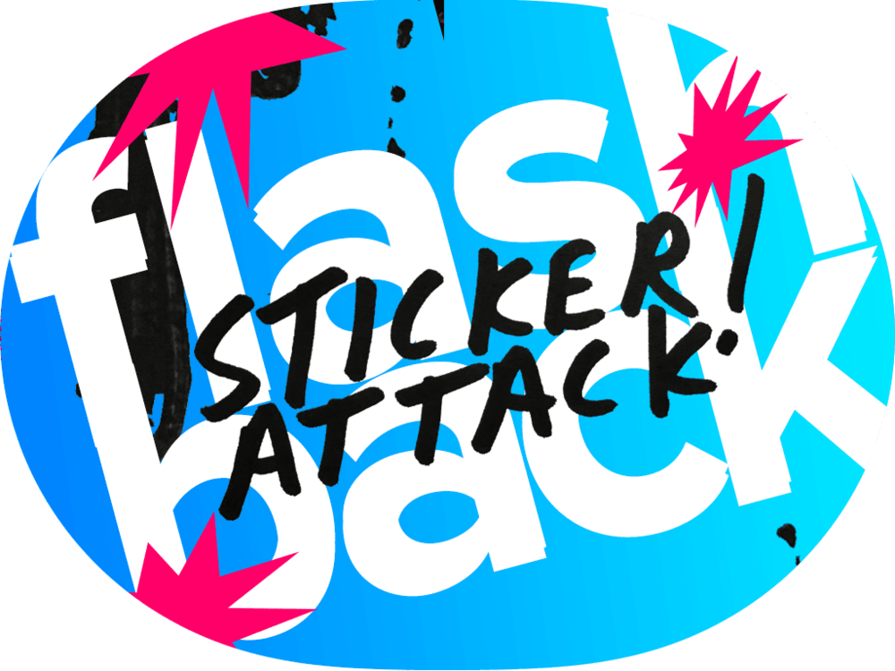 Flashback Sticker Attack Clipart - Full Size Clipart (#2212265) - PinClipart