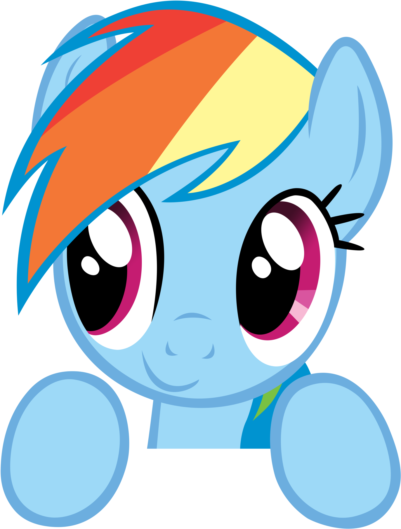 Clip Arts Related To - My Little Pony Rainbow Dash Head - Png Download ...