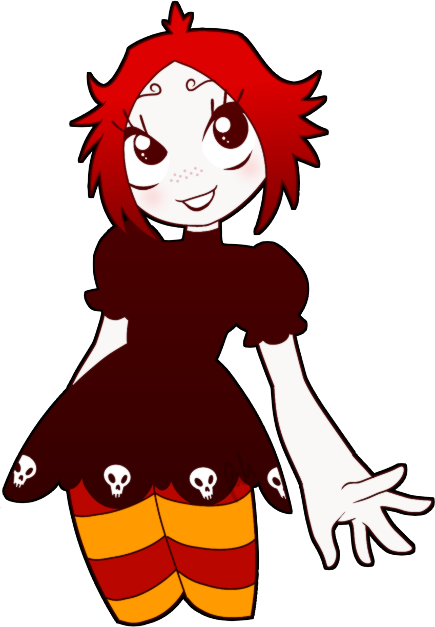 A Lil Ruby Gloom - Cartoon Clipart - Full Size Clipart (#2215134 ...