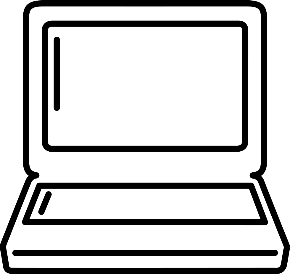 Laptop Svg Outline - Laptop Icon Outline Png Clipart - Full Size ...