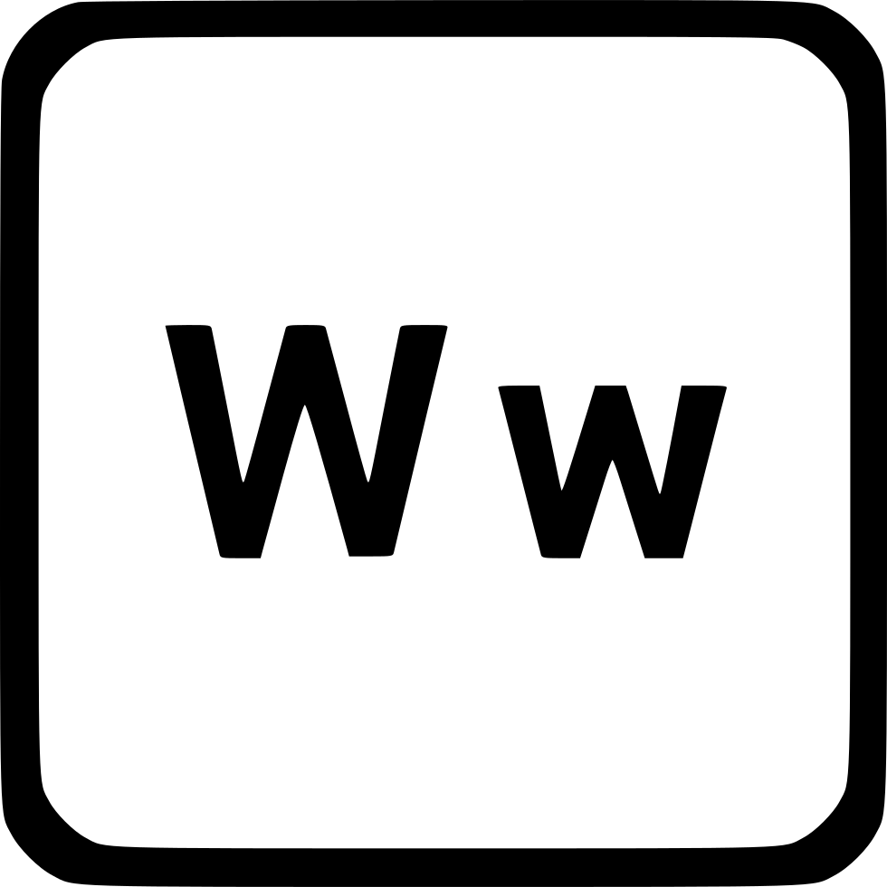 W Transparent English Clipart - Full Size Clipart (#2222103) - PinClipart