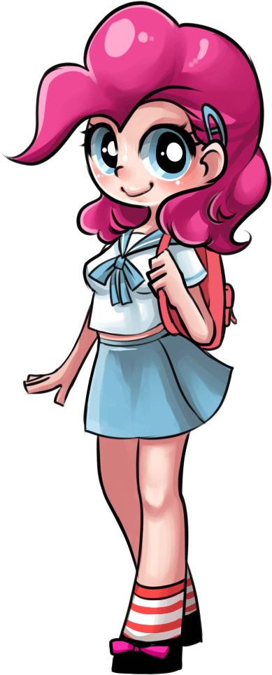 Artist Chch Clothes Humanized Midriff Pinkie Clipart - Full Size ...