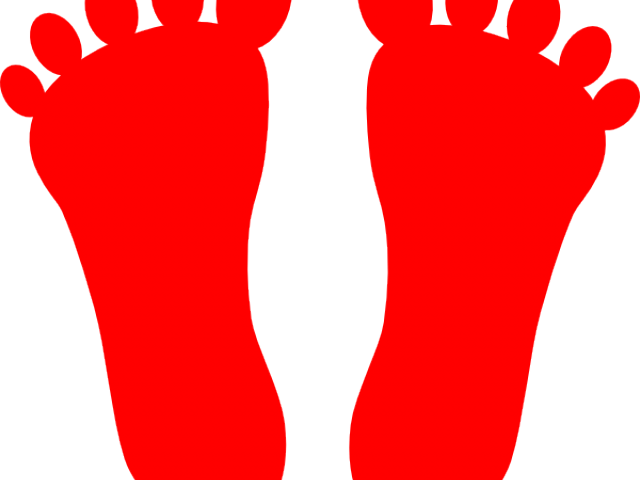 Feet Clipart Red - Png Download - Full Size Clipart (#2233681) - PinClipart