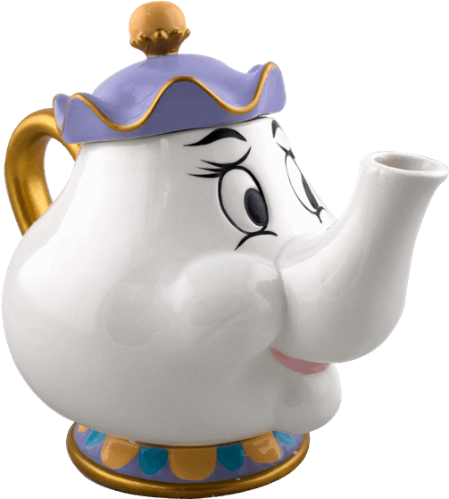 Teapot Clipart Mrs Potts - Png Download - Full Size Clipart (#2234951 ...