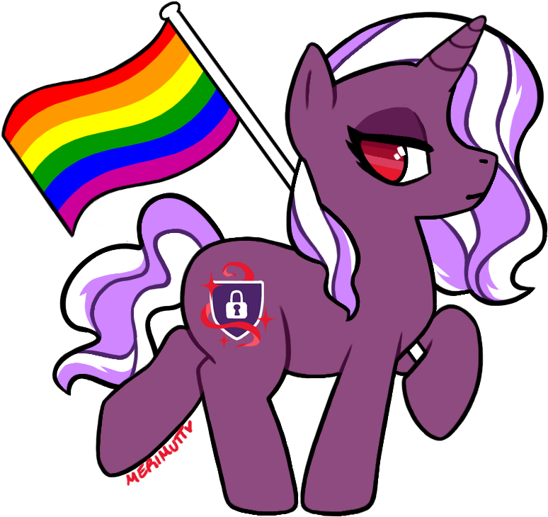 Secret Secure Pride Pony Clipart - Full Size Clipart (#2235871 ...